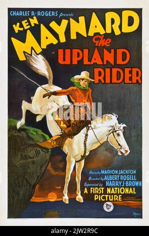 Ken Maynard - The Upland Rider (First National, 1928). Western Movie ...