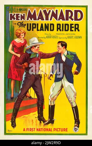 THE UPLAND RIDER, Ken Maynard, 1928 Stock Photo - Alamy