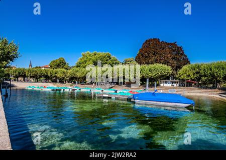 LAKE CONSTANCE : BOAT RENTAL CONSTANCE Stock Photo - Alamy