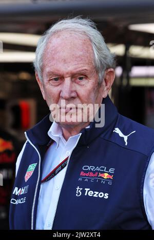 ZANDVOORT, NETHERLANDS - SEPTEMBER 2: Helmut Marko of Red Bull Racing ...