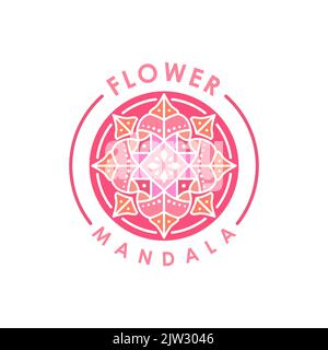 Artistic Mandala Flower Jewelery logo Vector Design Stock Vector Image ...