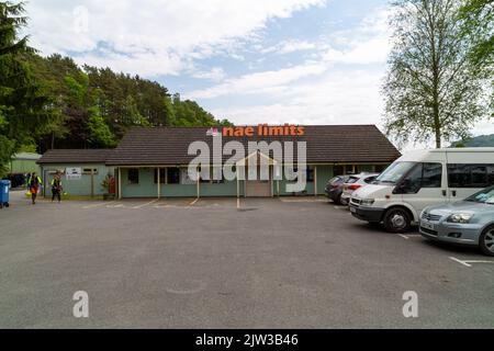 Nae Limits, Pitlochry Stock Photo - Alamy
