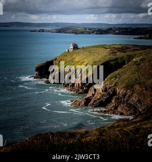 Exploring the old mine of Rinsey Cornwall. Stunning views over the ...