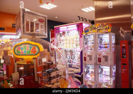Taito Station, Tokyo arcade Stock Photo - Alamy