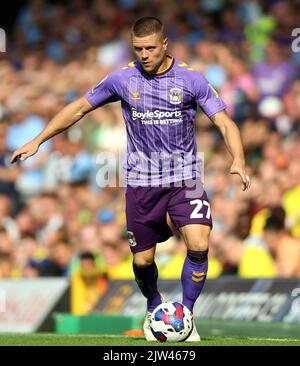 Jake Bidwell of Coventry City - Norwich City v Coventry City, Sky Bet ...
