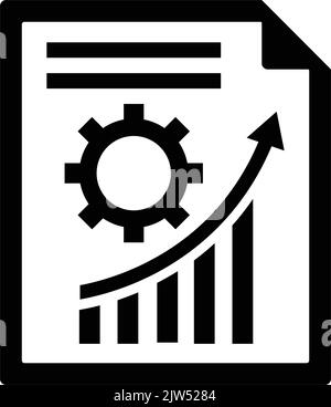 Improvement, list, progress, setting icon - Simple editable vector EPS ...