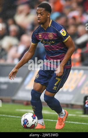 Chris Willock #7 of QPR during the pre-game warmup during the Sky Bet ...