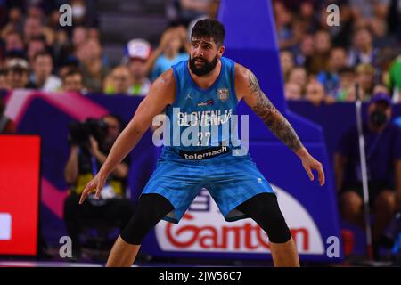 COLOGNE, GERMANY - SEPTEMBER 1, 2022: Ziga Samar vs Zoltán Perl. The ...