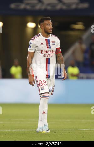 Corentin TOLISSO of Lyon during the French championship Ligue 1 ...