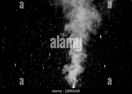 vapor steam rising over black background Stock Photo - Alamy