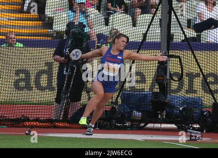 S Perkovic of Croatie Women's Discus Throw during the European ...