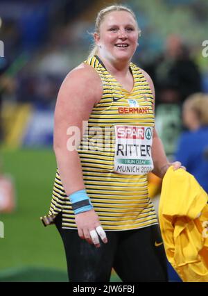 Julia Ritter during Shot Put Women Final European Athletics ...