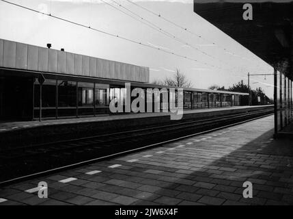 View on the platform side of the N.S. station Culemborg in Culemborg ...