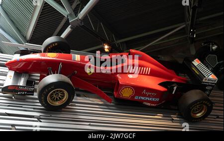 Ferrari Formula 1 vehicle exhibition in the science museum of Valencia ...