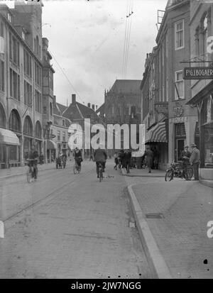 Face in the Korte Jansstraat in Utrecht with the Domkerk in the ...