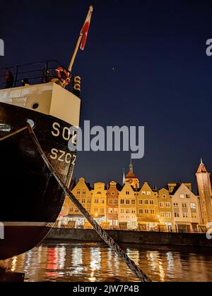 Gdansk, Poland - July 21, 2017: Panoramic View of Old Town Gdańsk ...