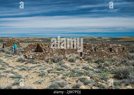Fort La Clede ruins, Red Desert, Overland Trail, Wyoming, USA Stock ...