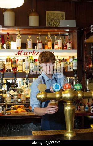 The Marksman Public House in London , England Stock Photo - Alamy