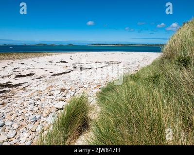 Bar Point Beach, St Mary's, Isles of Scilly, England, UK Stock Photo ...