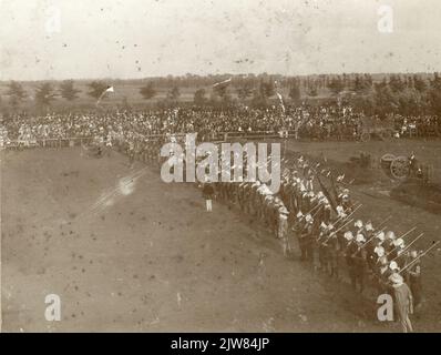 Image of some road workers of the N.S. During maintenance work on the ...