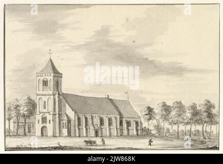 The Church of Emenes Buitendijk 1727 Stock Photo - Alamy