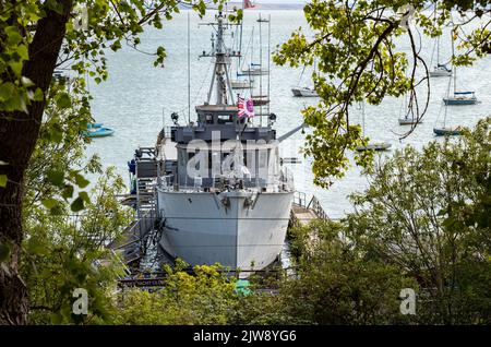 Retired former Royal Navy Minesweeper HMS Wilton repurposed as the ...