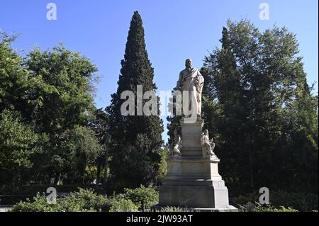 Classical marble sculpture of Ioannis Varvakis a Greek privateer ...