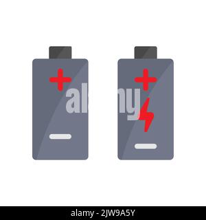 Battery icon. Icon related to electronic, technology. Flat icon style ...