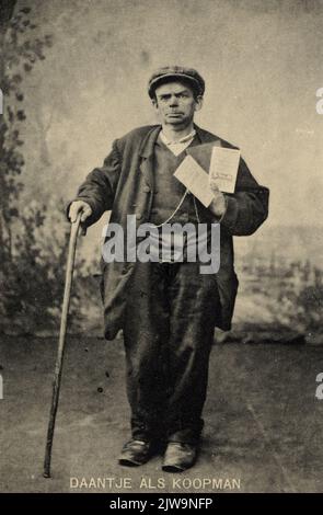 Portrait of Daniël (Daantje, Kleine Daan or Oude Daan) Brinkerink, b ...