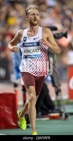 William Kincaid of the USA competing in the men's 5000m during the ...