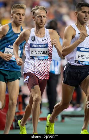 William Kincaid of the USA competing in the men's 5000m during the ...