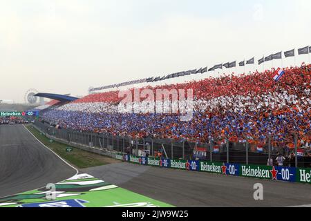 ZANDVOORT, Netherlands. , . in Zandvoort, the logest national flag by ...