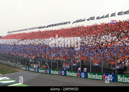 ZANDVOORT, Netherlands. , . in Zandvoort, the logest national flag by ...