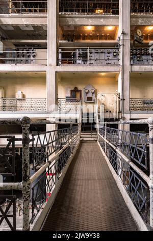 Seattle, WA. USA -08-27-2022: Stairway at Georgetown Steam Plant Stock ...