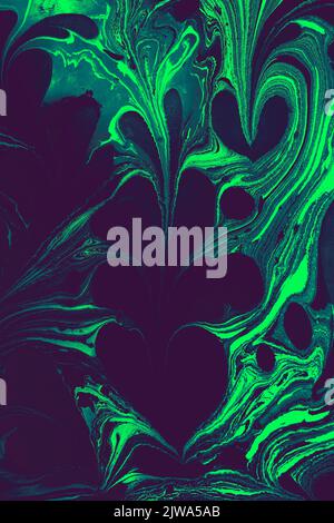 Abstract marbling floral pattern for fabric, design Stock Photo - Alamy