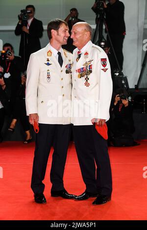 Mario Falak , Charles Eismayer 79th Venice Film Festival Red Carpet of ...