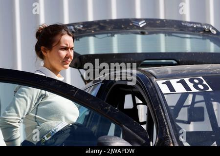 118 POTTIER Mélys / NAILLOU Benjamin, Citroën C2, portrait during the ...