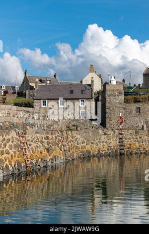 7 September 2022: Portsoy, Aberdeenshire, Scotland -Historic fishing ...