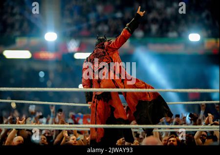 Edge during WWE Clash at the Castle, Cardiff 2022 (Karl Newton/SPP ...