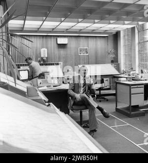 Interior of the main building III (HGB III, Moreelsepark) of the N.S ...