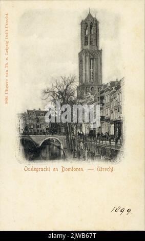 View of the Vredenburg in Utrecht with the houses of the northern ...
