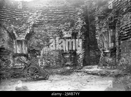 View of the remains of the southwestern bastion of the Vredenburg ...