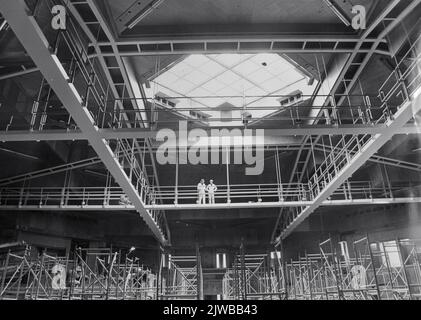 View of the construction of the Vredenburg Music Center (Vredenburg) in ...