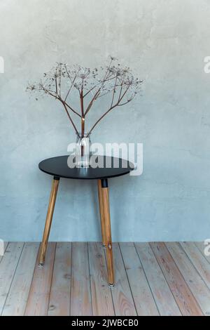 Coffee branch vertical arrangement with green leaves, red berries ...