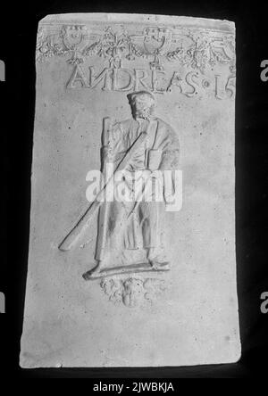 Image of the St. Andreasklok from the tower of the Jacobikerk ...