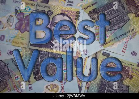 Honesty word with money. Paper currency background with different ...