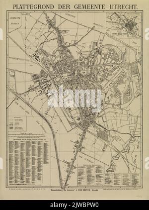 map of the municipality of Utrecht Stock Photo - Alamy
