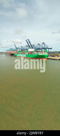 Everace at Felixstowe Port Stock Photo - Alamy