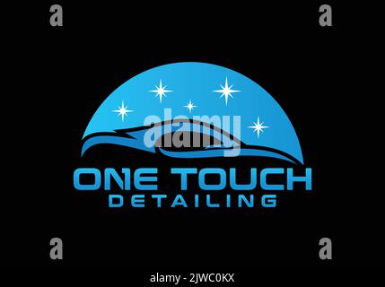 One Touch Car Detailing Logo Design 1 Touch Car Wash Logo Design ...