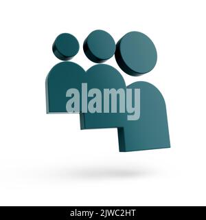 MySpace - realistic 3D social media logo floating isolated on a white ...